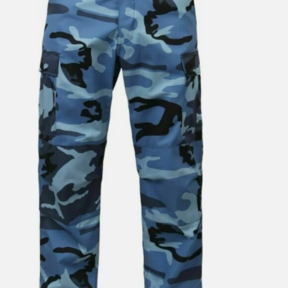 Pants | Small Waist 2932 Blue Ice Sky Urban Camouflage Combat Cargo ...